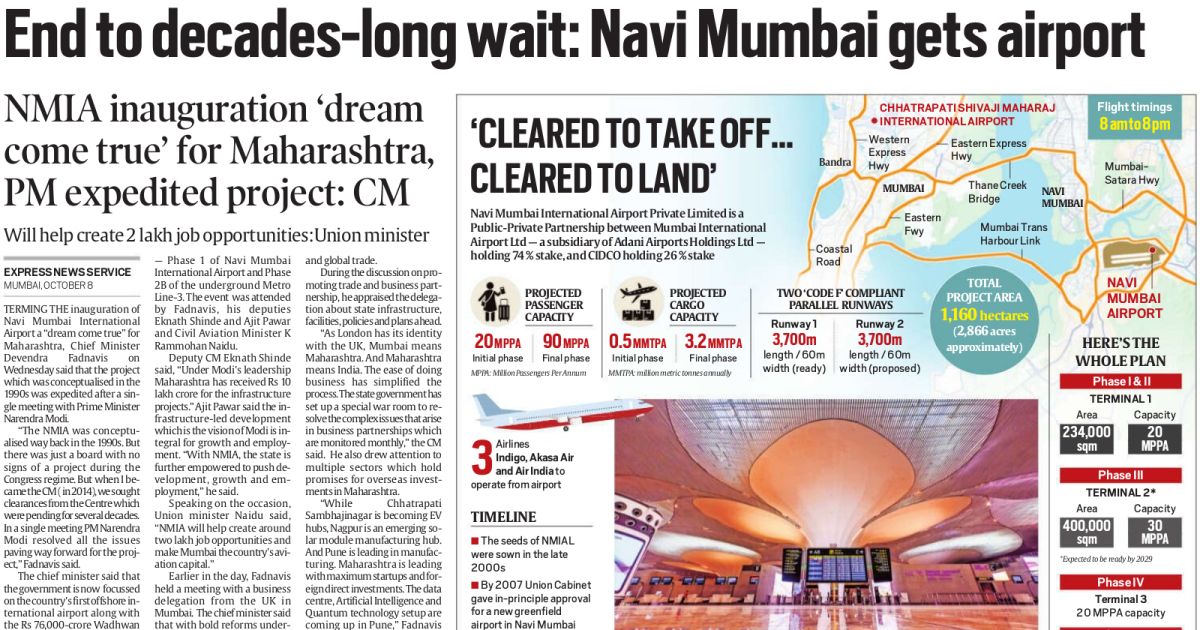 Clipping of Indian Express - Mumbai