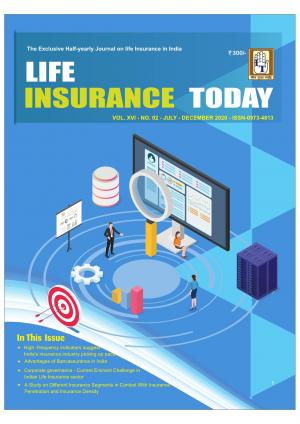 LIFE INSURANCE TODAY e-magazine in English by SASHI PUBLICATIONS PVT LTD