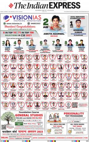 Indian Express Delhi, Tue, 11 Oct 22