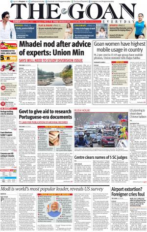 TG e-newspaper in English by The Goan