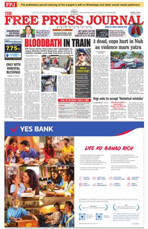 Free Press - Mumbai Epaper e-newspaper in English by Free Press Journal