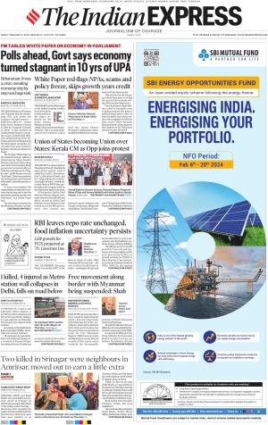Indian Express Delhi, Fri, 9 Feb 24