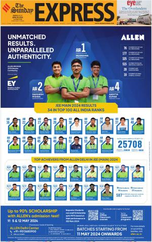Indian Express Delhi, Sun, 28 Apr 24