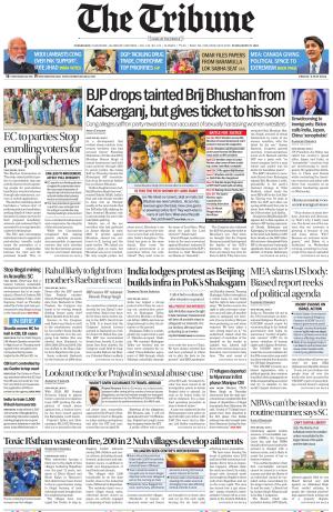 Tribune India The Tribune, Fri, 3 May 24