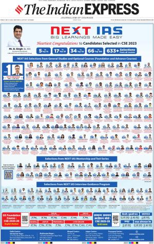 Indian Express Delhi, Fri, 3 May 24