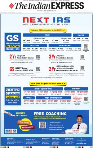 Indian Express Delhi, Tue, 25 Jun 24