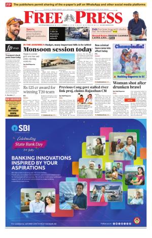 Free Press - Indore Epaper Edition e-newspaper in English by Free Press ...