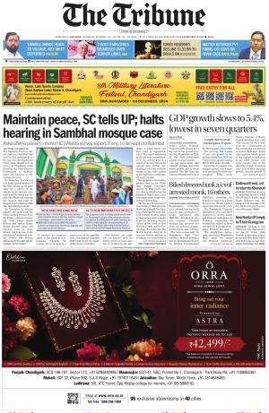 Tribune India Delhi Edition, Sat, 30 Nov 24