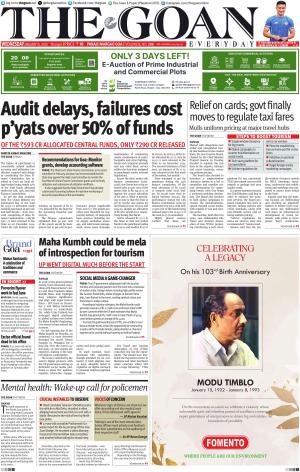 TG e-newspaper in English by The Goan