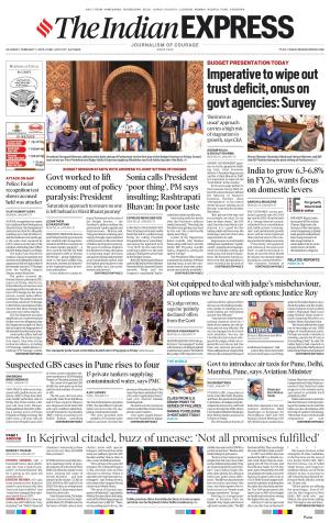 Indian Express Pune, Sat, 1 Feb 25