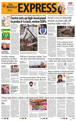 Indian Express Pune, Sun, 15 Jun 25