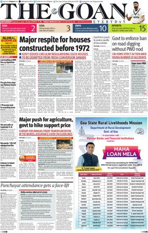 THE GOAN e-newspaper in English by The Goan