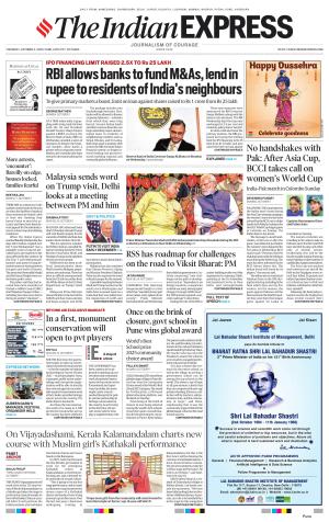 Indian Express Pune, Thu, 2 Oct 25