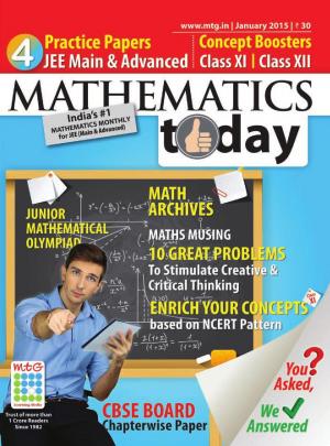 Mathematics Today e-magazine in English by MTG Learning Media Pvt Ltd