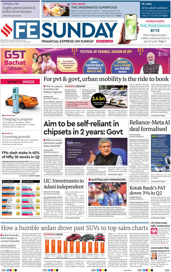Financial Express Epaper: English E-paper, Today's Business Newspaper ...
