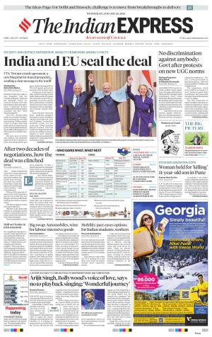 Indian Express Pune, Wed, 28 Jan 26