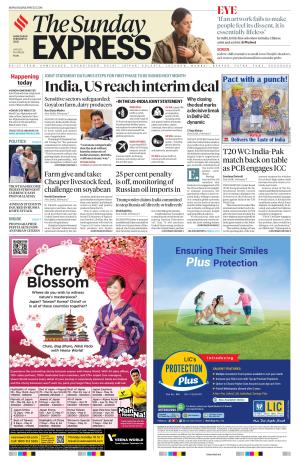 Indian Express Ahmedabad, Sun, 8 Feb 26