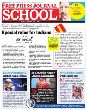 Free Press Journal Free Press School - Mumbai Edition, Tue, 2 Jun 26
